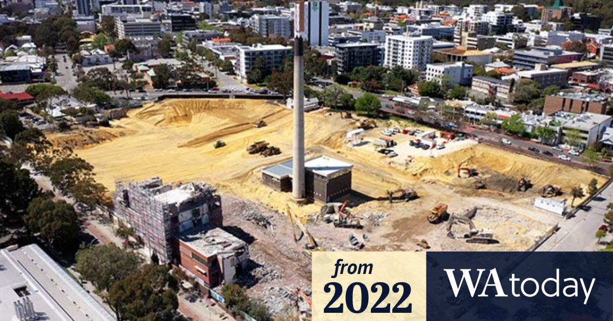 Video: Watch her fall: Perth's Princess Margaret Hospital demolition