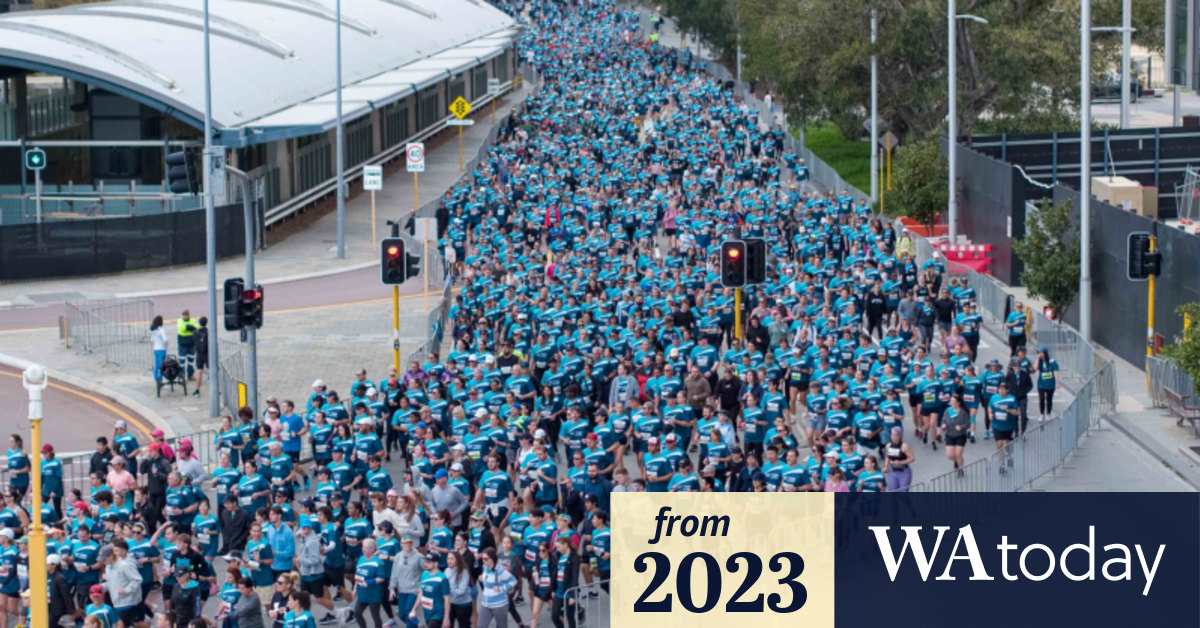 In pictures: Perth laces up as fun run returns after hiatus to raise $1m
