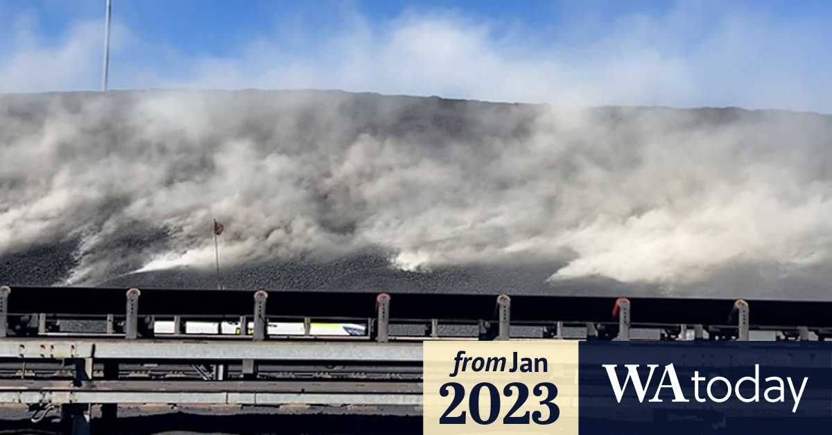 Video: The Premier Coal stockpile fire earlier this month