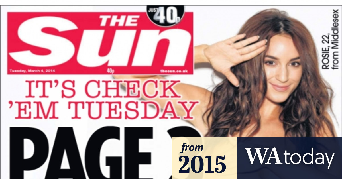 Has The Sun newspaper quietly dropped Page 3 girls?