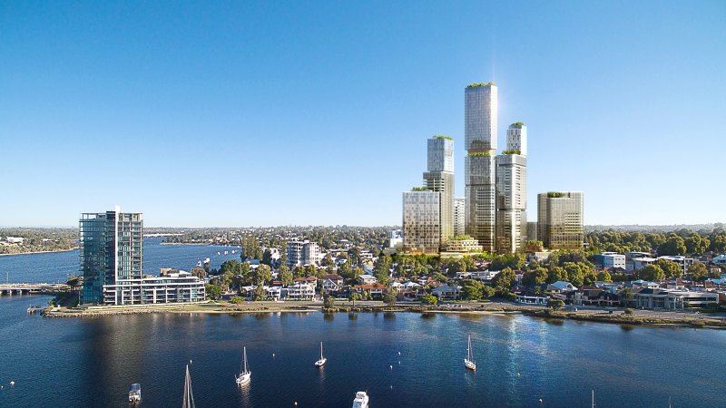 'Big Applecross': High rise aspiration for exclusive riverside suburb