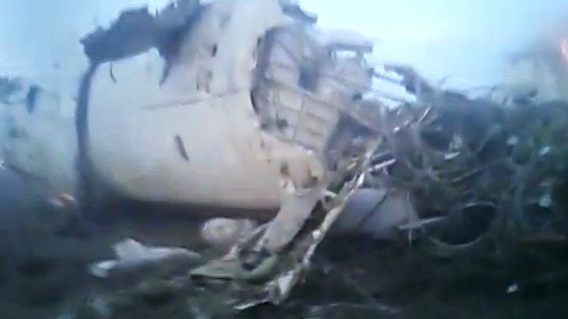 Video: Plane crashes shortly after take-off killing five