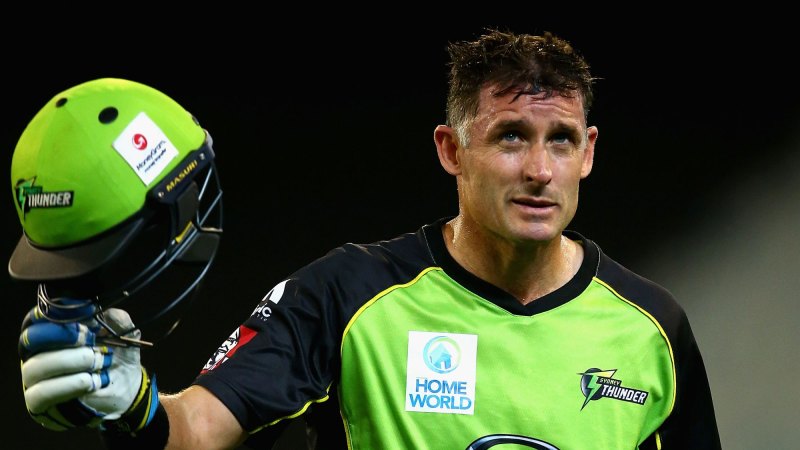 Big Bash League 2016-17: Mike Hussey ready to lead Sydney Thunder to ...