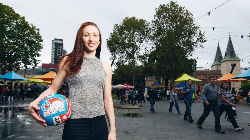 Jade Clarke, the NSW Swifts player who wouldn't take no for an answer