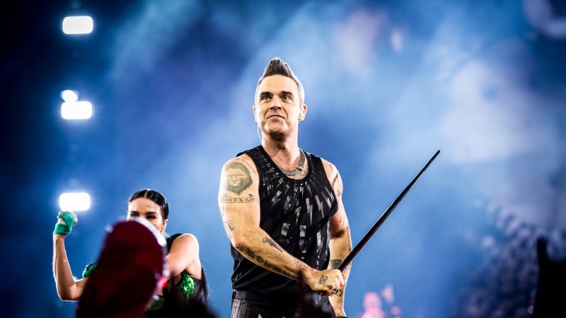 Robbie Williams review: An evening of good old-fashioned cheeky fun
