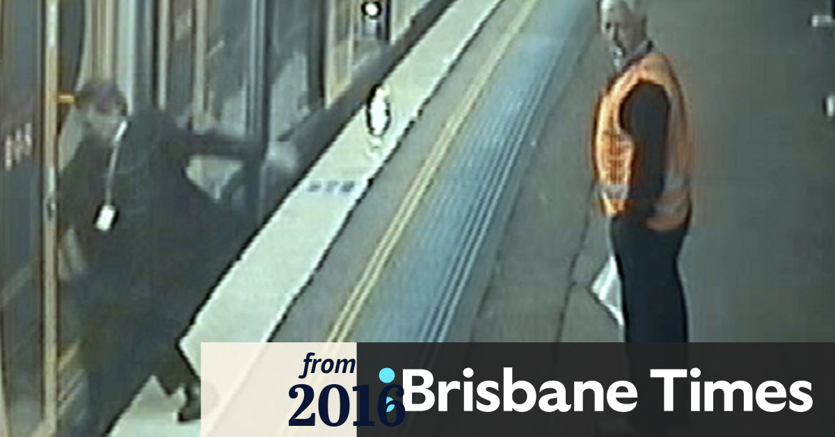Video: NSW train footage shows close calls