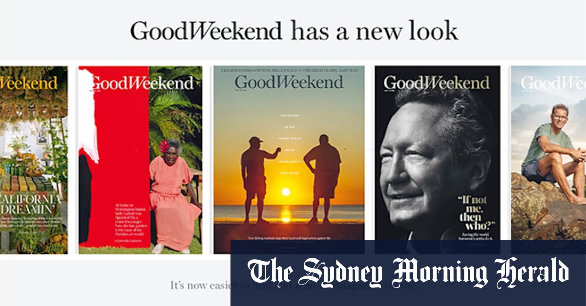 Video: An easier way to read Good Weekend magazine online