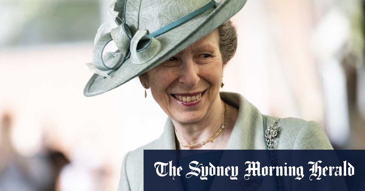 Princess Anne's big day out at the Sydney Easter show.