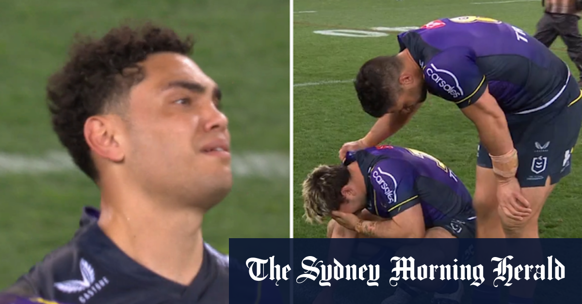 Video: Storm players shattered after loss