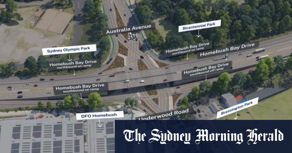 Video: Homebush Bay Drive and Australia Avenue upgrade