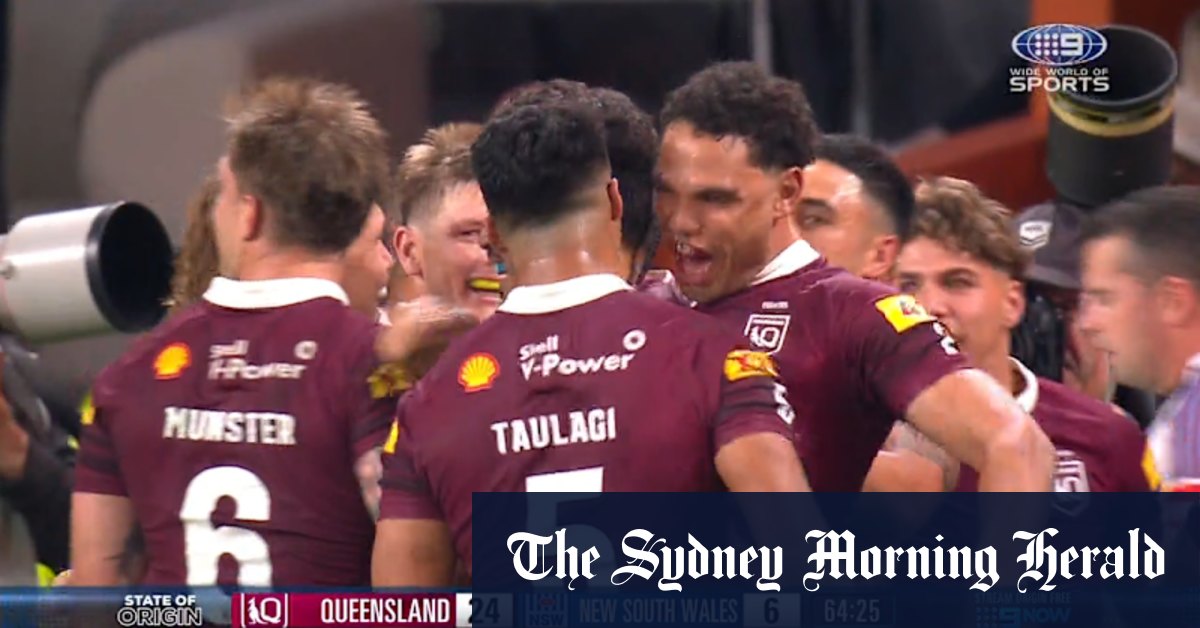 Video: Coates try seals the series for Queensland