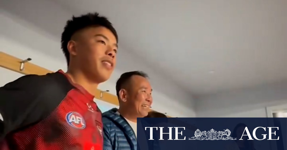 Video: Jayden Nguyen's family celebrates