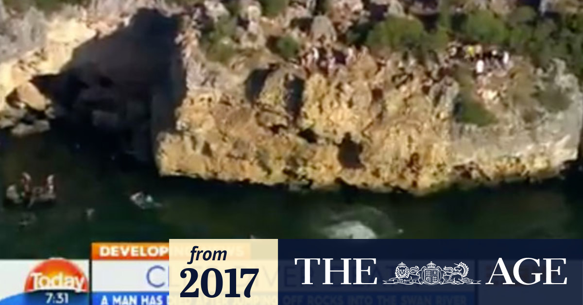 Video: Man dies after jumping off cliff