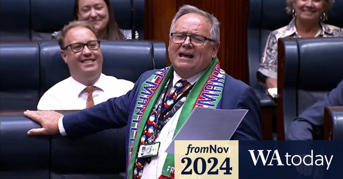 Video: David Templeman performs his end-of-year song in parliament