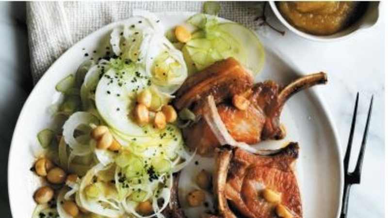 Neil Perry's pan fried scallops with cauliflower puree