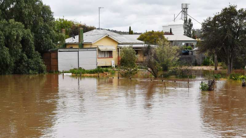 Victorian floods: Charlton township 'on edge' as Avoca River rises