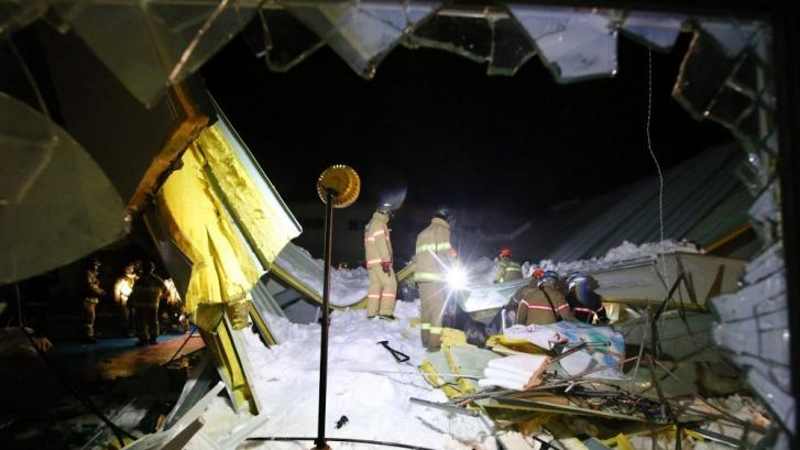 People still trapped in deadly South Korea building collapse