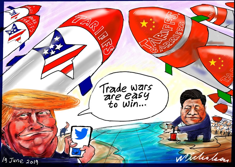Peter Nicholson's cartoons