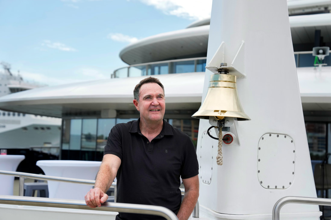 Australian Glen Moroney, of Scenic Luxury Cruises and Tours, dropped ...