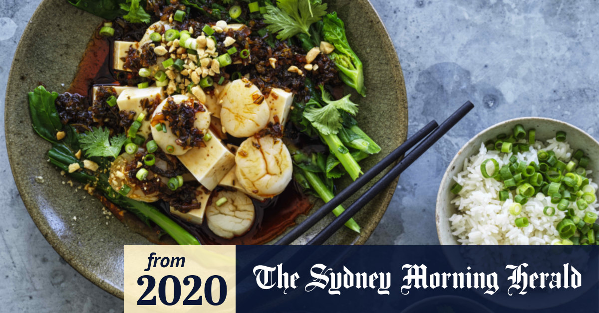 Neil Perry recipe: spicy steamed scallops and tofu