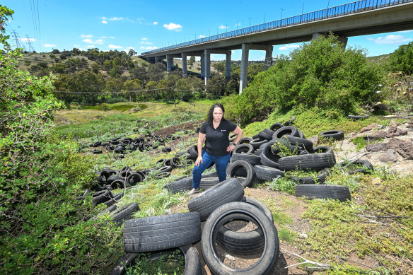 Illegal tyre dumping a big problem