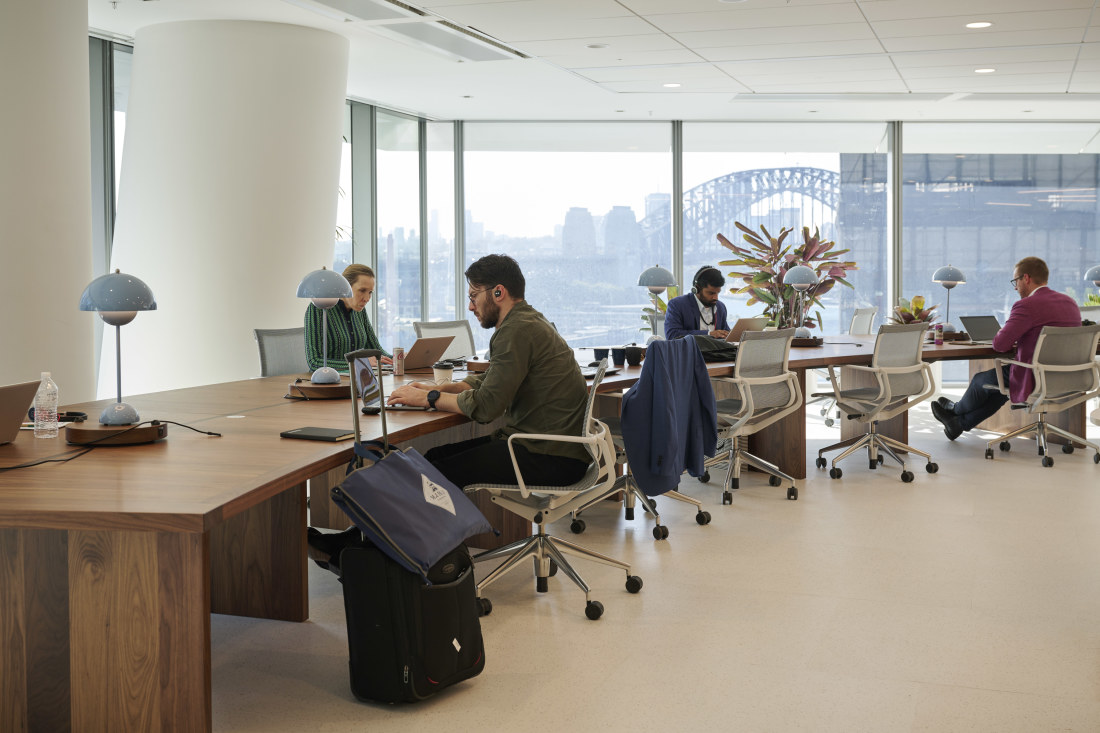 From a hot desk at Deloitte, the future looks bright
