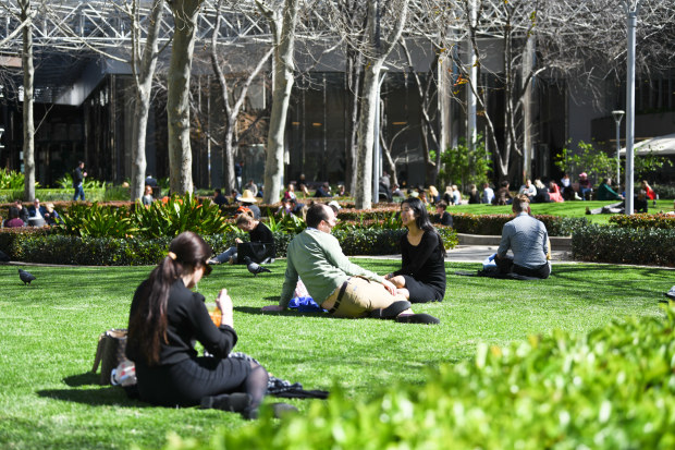 Workers are still staying at home in virus-free Perth
