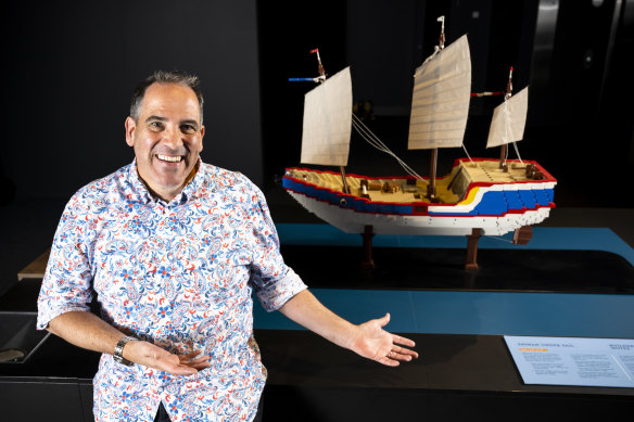 Lego Masters star Ryan “The Brickman” McNaught new shipwreck exhibition