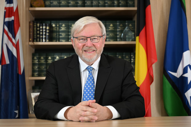 Kevin Rudd tells US not to ’throw allies under a bus