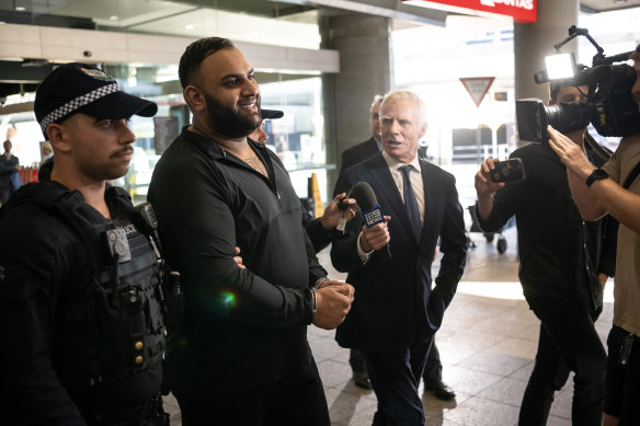 Masood Zakaria, the alleged Alameddine crime figure, lands in Sydney