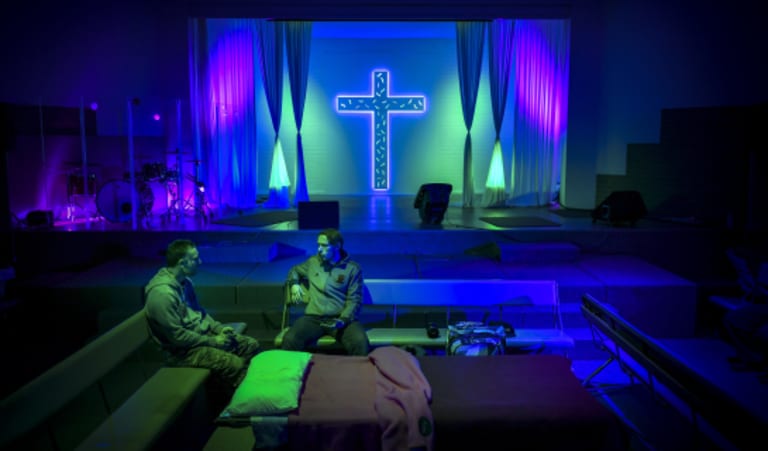 Lord it's cold outside: the homeless people sleeping in churches