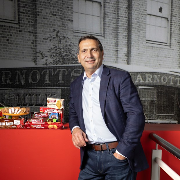 Tim Tam man: Arnott’s CEO George Zoghbi is aiming for world domination