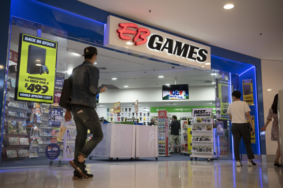Eb games stock store