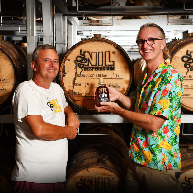 Australian rum distillers Nil Desperandum, Archie Rose and The Gospel ...