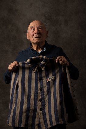 Holocaust survivor's striped jacket bears witness to brutality