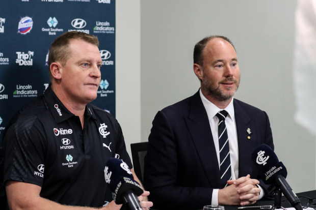 Carlton Football Club: Luke Sayers re-elected as president at the Blues ...