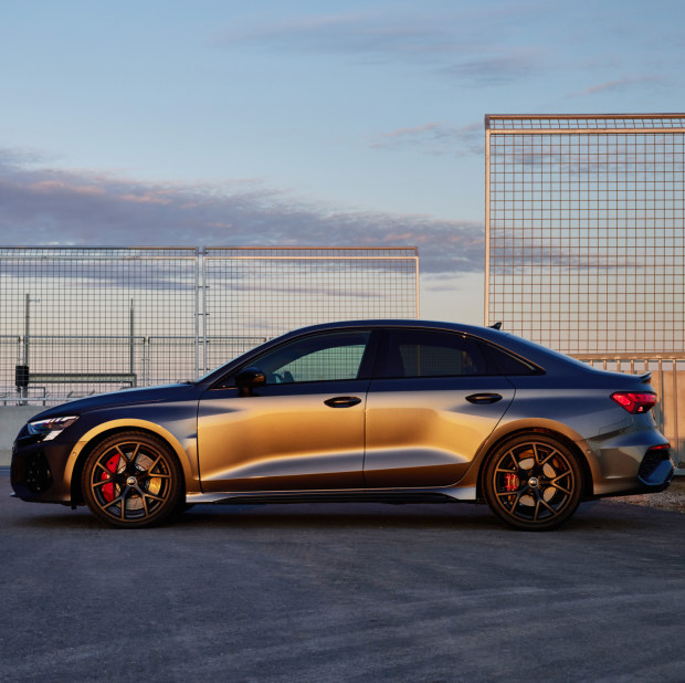 The Audi RS3 sedan is arguably the fastest small car on the market