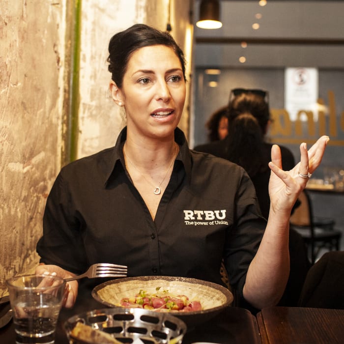 Luba Grigorovitch can stop every tram in Melbourne