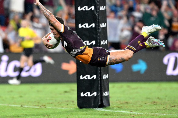 NRL 2023: Cronulla Sharks fullback Will Kennedy scores first career hat ...