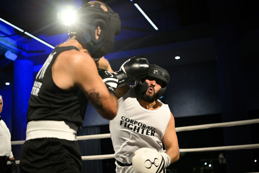 white collar boxing