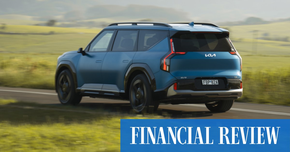 Kia’s boxy new flagship electric EV9 SUV is big on size and price