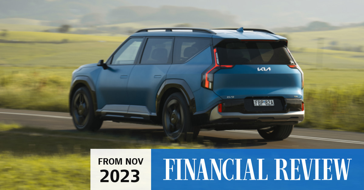 Kia’s boxy new flagship electric EV9 SUV is big on size and price