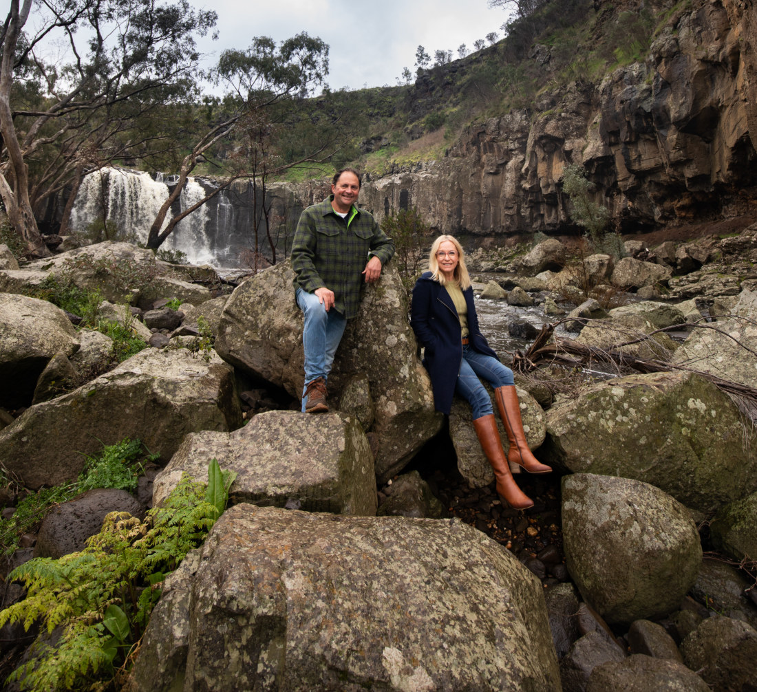 Luxury property: A farm near Kyneton in Victoria with its own private ...