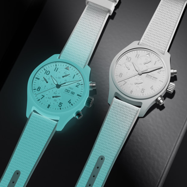 New luxury watches in 2024 IWC s glow in the dark Ceralume concept watch Audemars Piguet RE Master02 Credor 1979 Locomotive