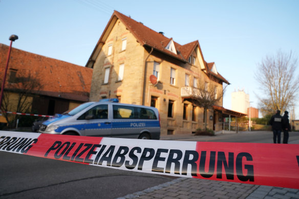 Man, 26, shoots parents and family in German pub: police