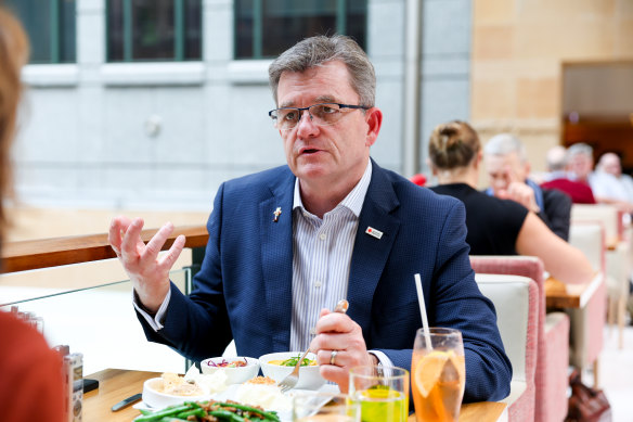 Lunch With… Andrew Colvin: Red Cross chief in Australian charity’s future