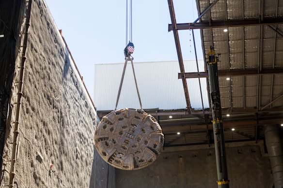 Tunnel boring machines: Betty and Dorothy from Sydney Metro West ...