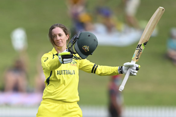 Cricketer Rachael Haynes saves her best until (maybe) last
