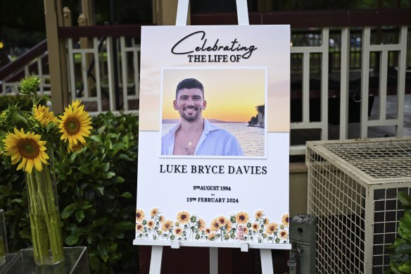 Luke Davies, who was killed with boyfriend Jesse Baird, farewelled in ...