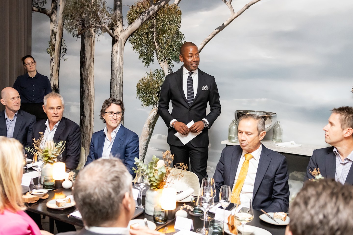 WA Premier Roger Cook, Nine CEO Matt Stanton, Resources Minister ...